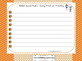 Hidden Social Rules for Spooky Halloween - thedabblingspeechie