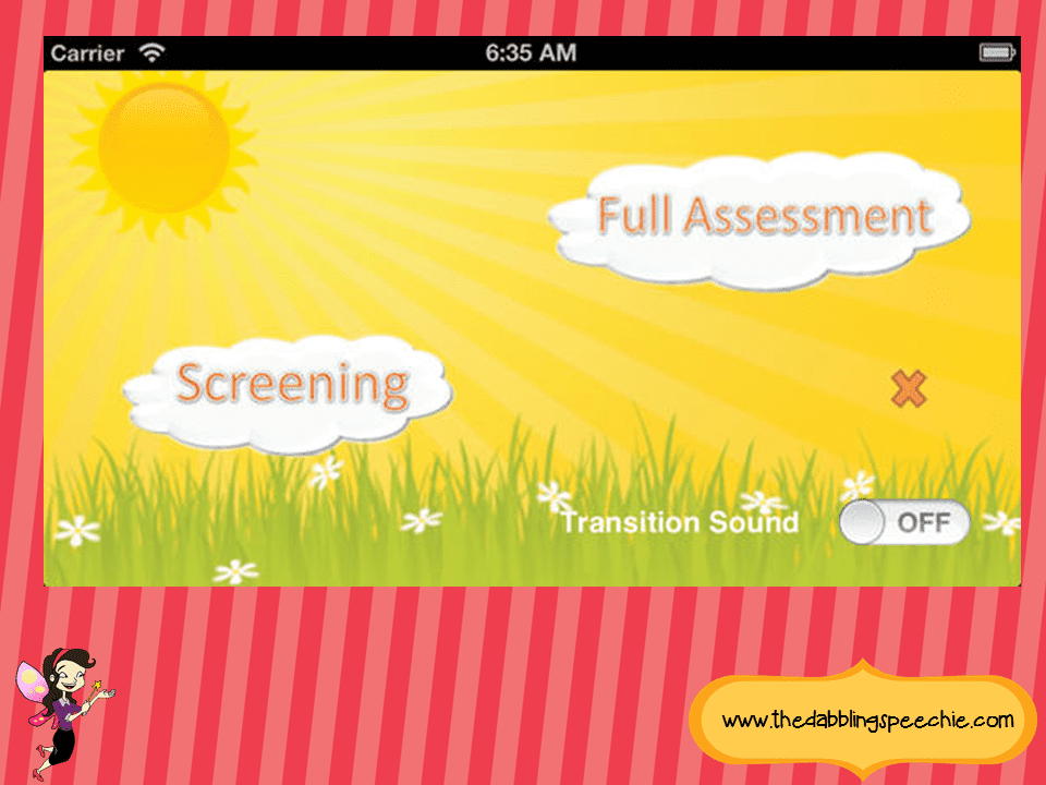 sunny test - thedabblingspeechie