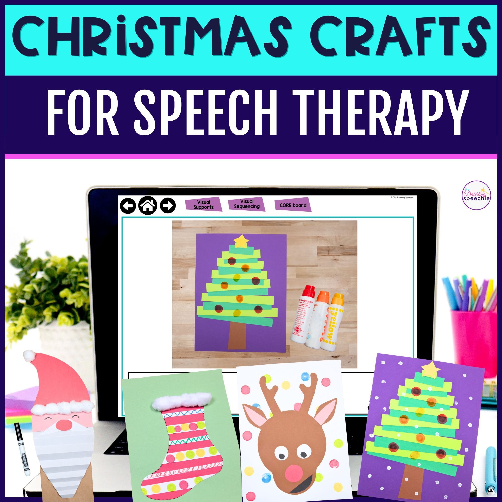 Easy & Effective Christmas Crafts for Speech TherapyEasy Christmas ...