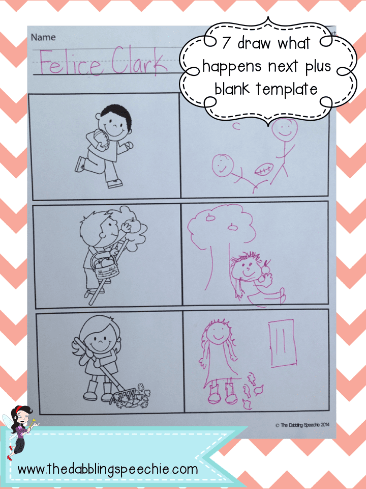 draw what happens next - thedabblingspeechie