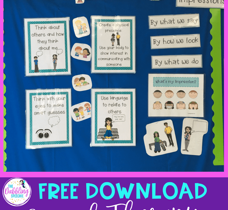 social skills bulletin board for speech therapists that want to have ...