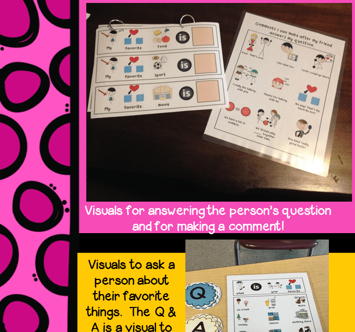 question and answer visuals - thedabblingspeechie