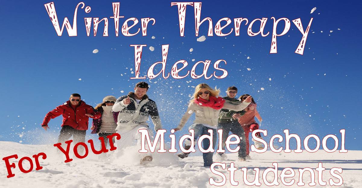 winter therapy ideas for middle school facebook - thedabblingspeechie