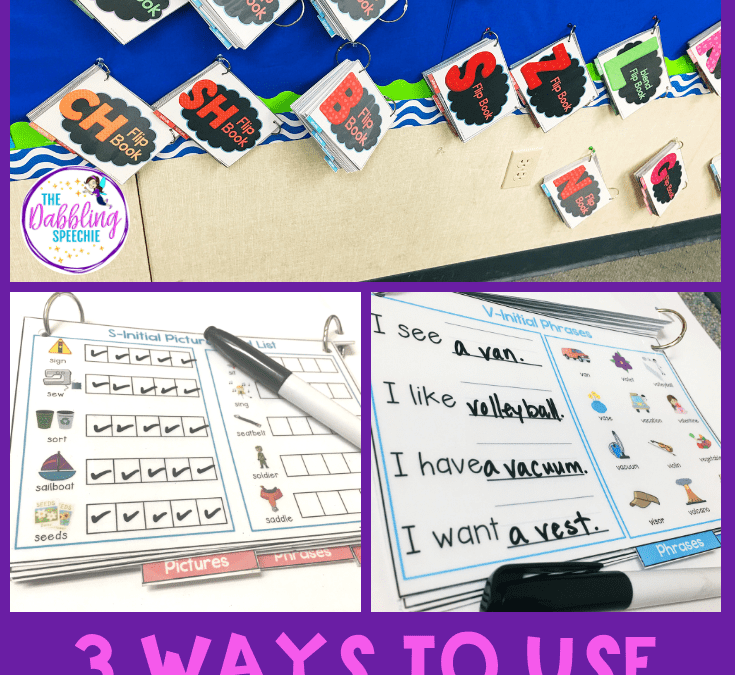 articulation flipbooks for speech therapy to help you increase ...