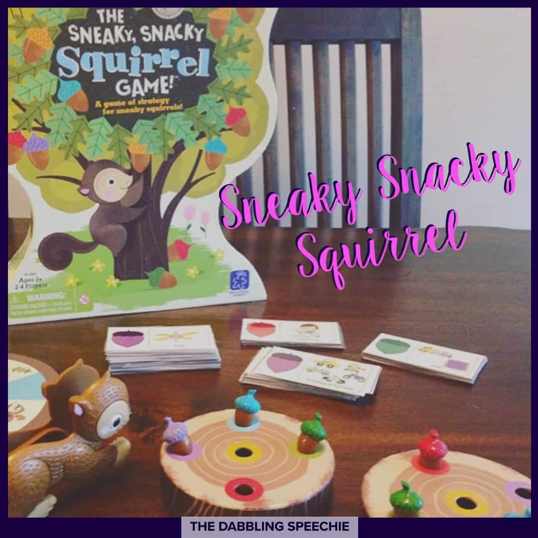 squirrel speech therapy ideas using sneaky snacky squirrel ...