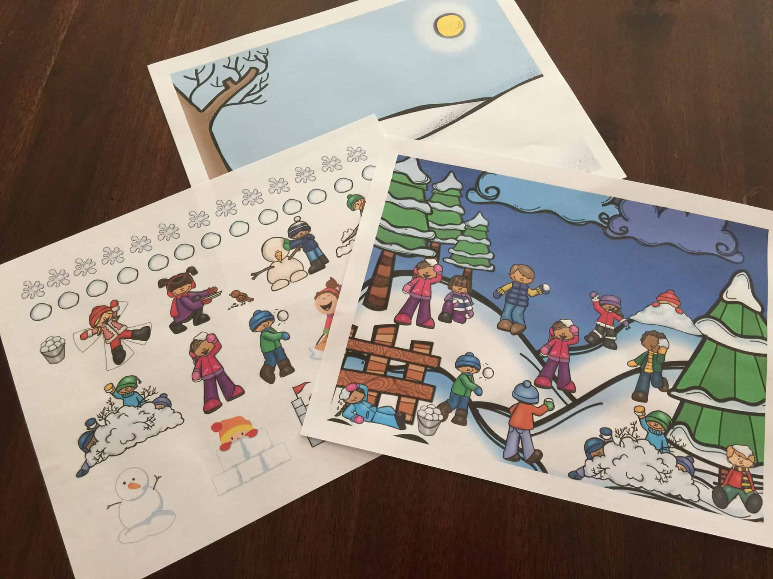 winter picture scenes free - thedabblingspeechie