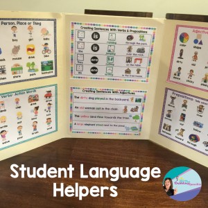 student language helpers for grammar - thedabblingspeechie
