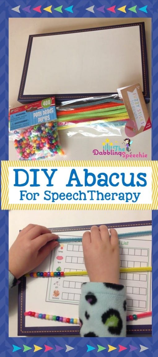 DIY Abacus For Speech Therapy - thedabblingspeechie