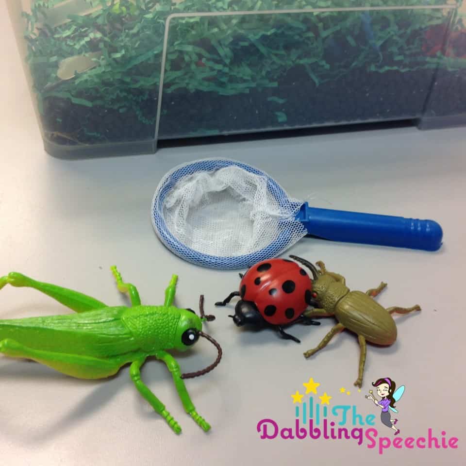 insect sensory bins #1 - thedabblingspeechie