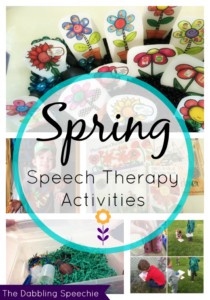Spring Speech Therapy Activities for PreK–5 (Articulation & Language ...