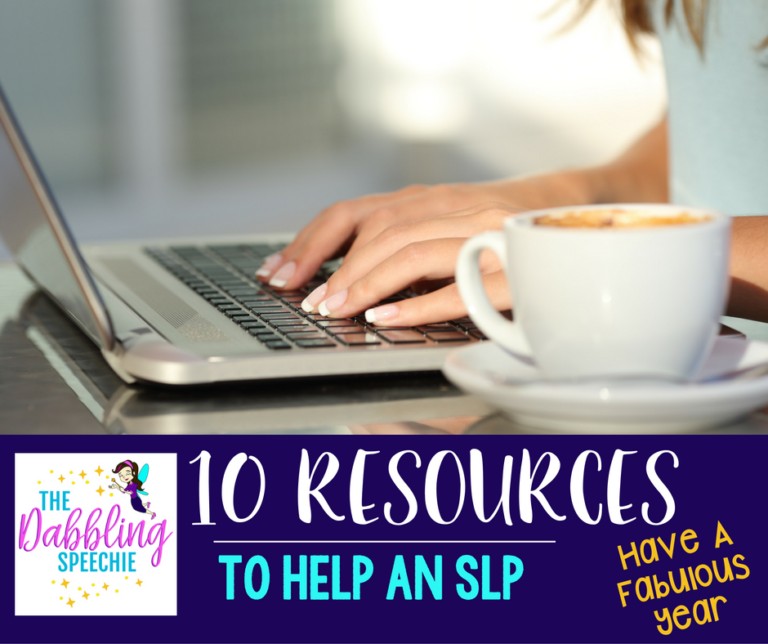 10 Resources To Help An SLP Have a Fabulous Year - thedabblingspeechie