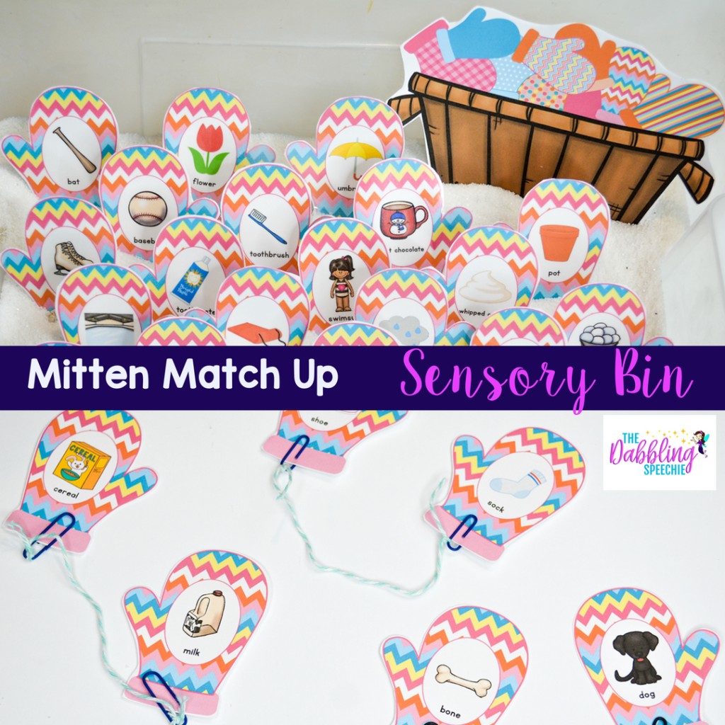 Winter Sensory Bins To Increase Language And Fun - thedabblingspeechie