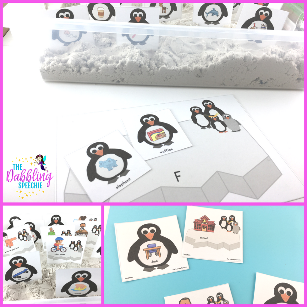 Penguin Theme Speech Therapy Ideas - thedabblingspeechie