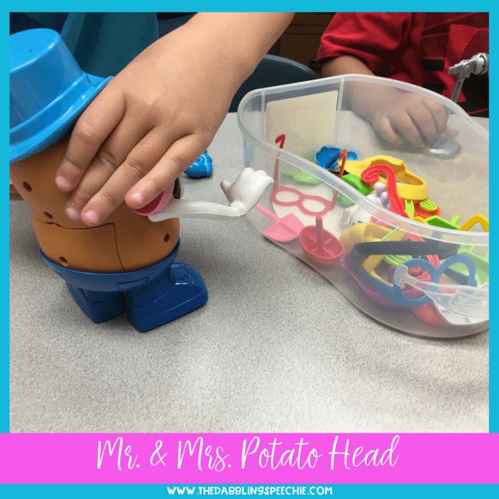 Mr. & Mrs. Potato Head In Speech Therapy - thedabblingspeechie