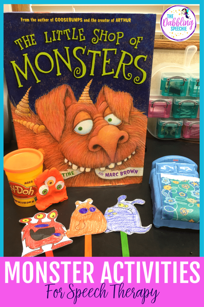 Monster Activities For Speech Therapy - thedabblingspeechie