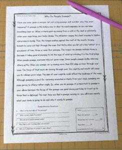 Articulation Reading Passages & Activities To Help With Generalization ...