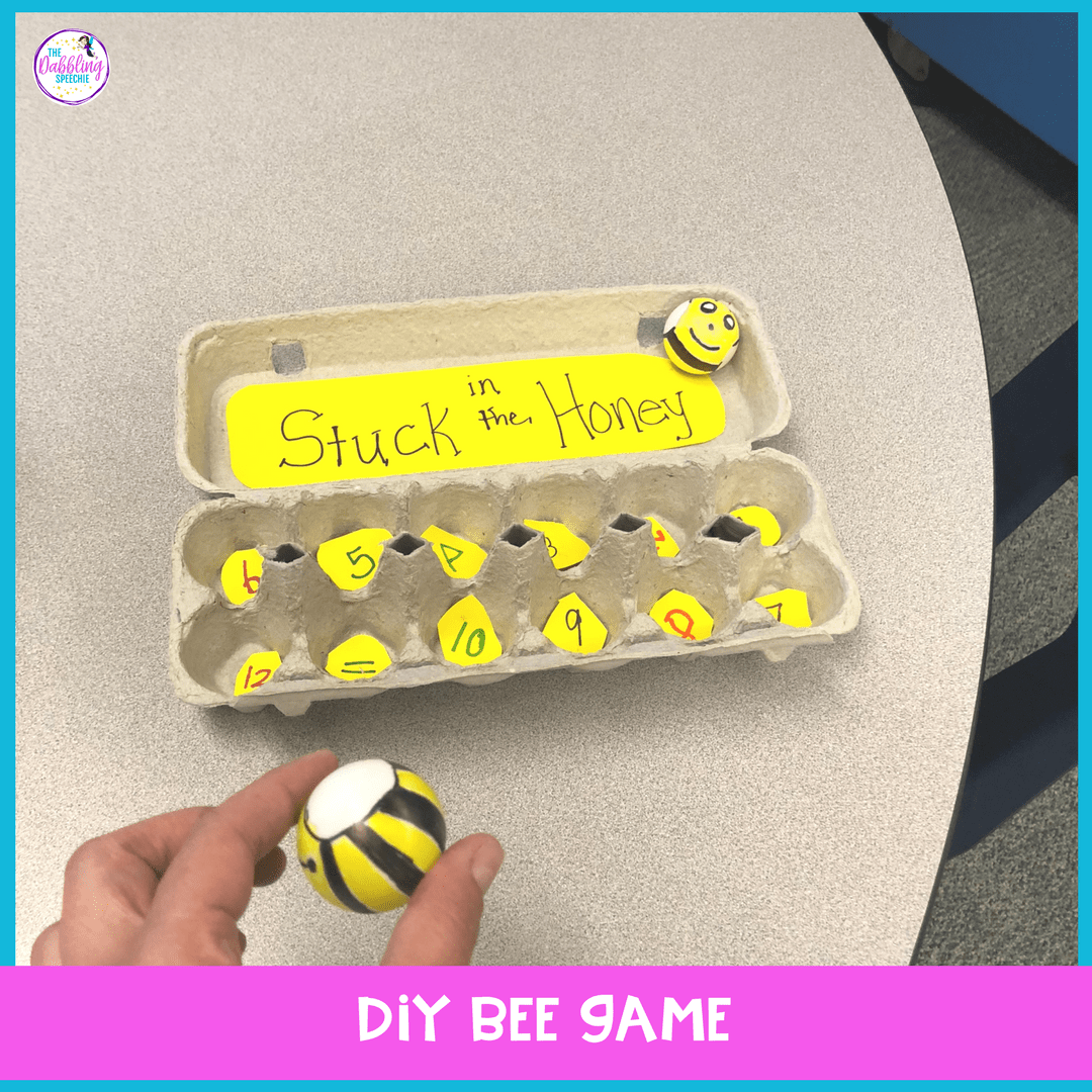 Bee Activities for Elementary Speech Therapy | The Dabbling Speechie