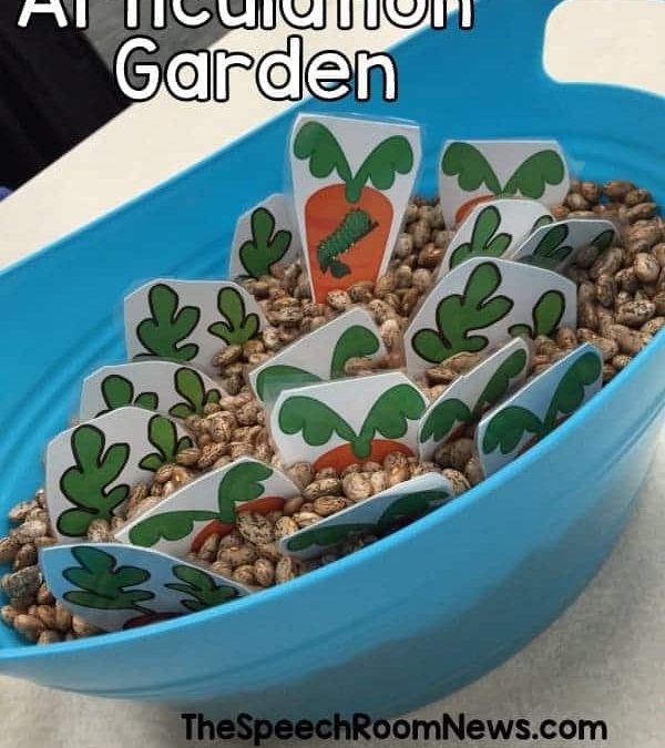 spring sensory bins for speech therapy - thedabblingspeechie