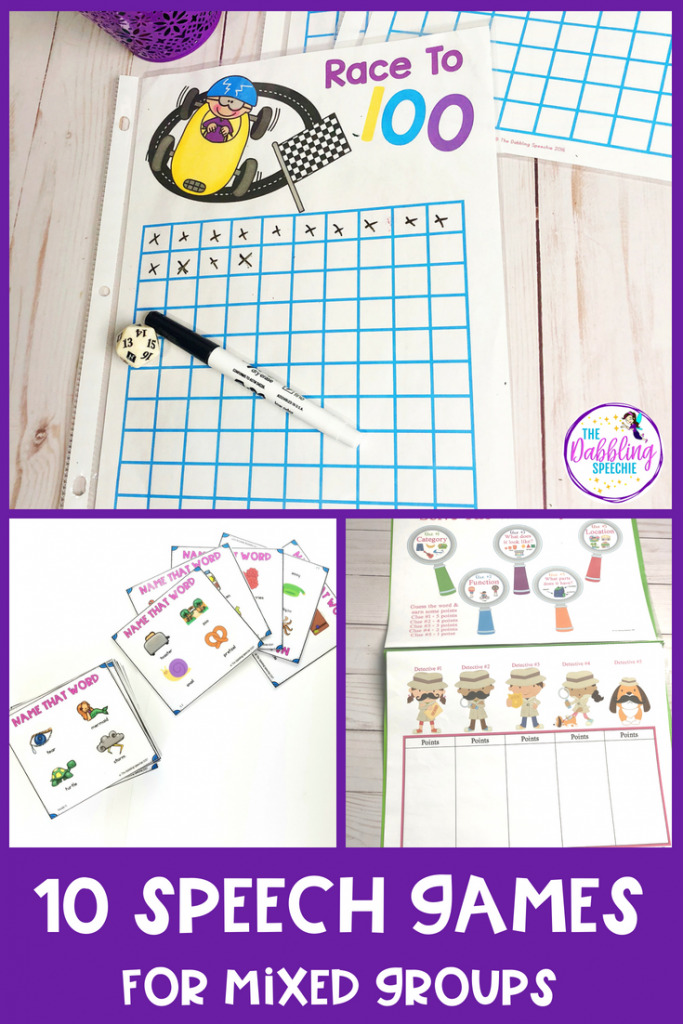 10 Speech Therapy Games for Mixed Groups - thedabblingspeechie