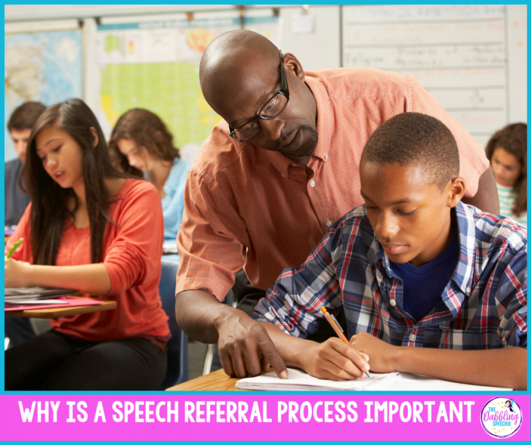 Why I Have A Speech Referral Process - thedabblingspeechie