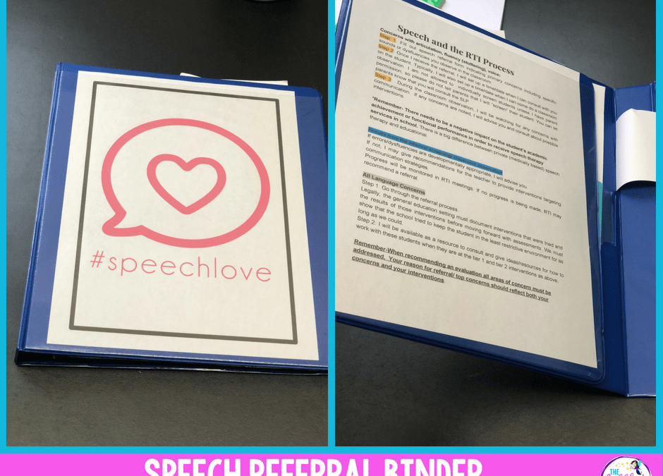 speech referral process for SLPs and tips for how to make a helpful ...