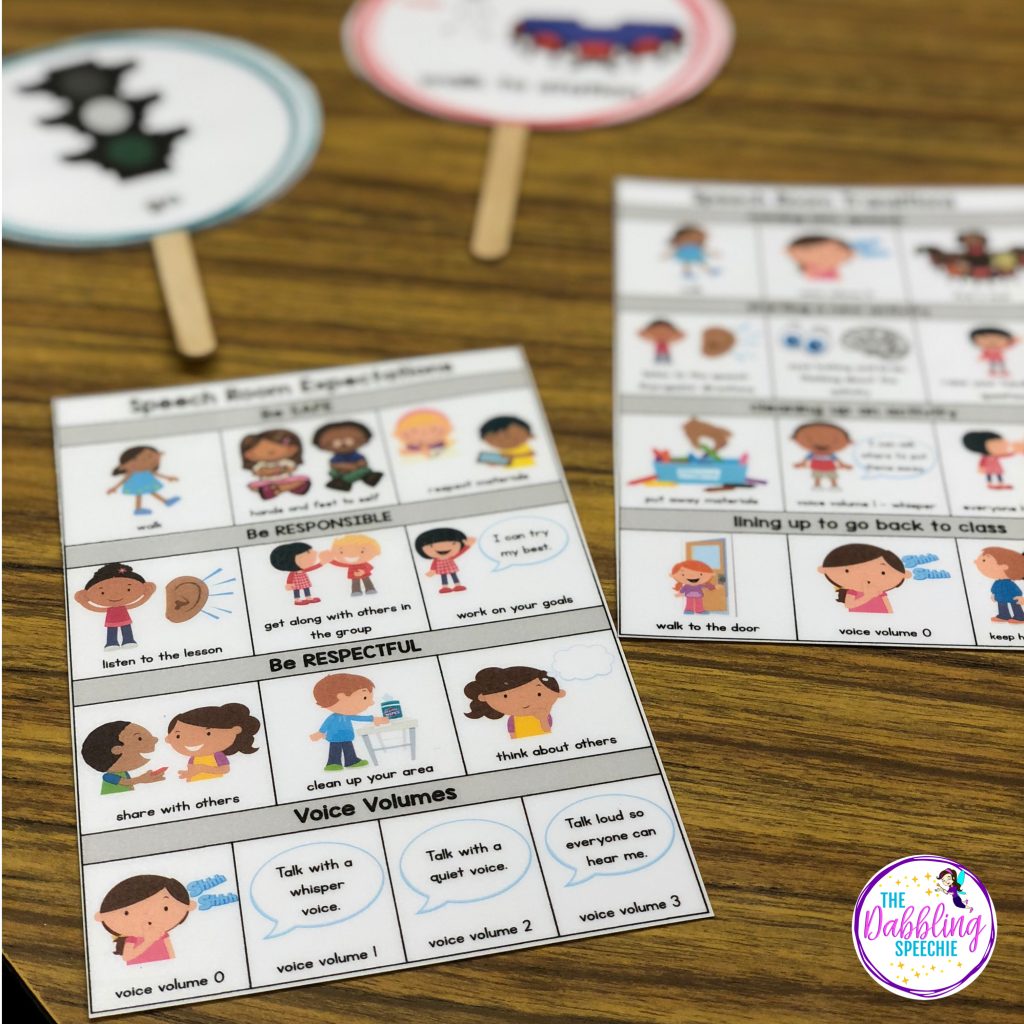 creating behavior routines in speech therapy using visual supports ...