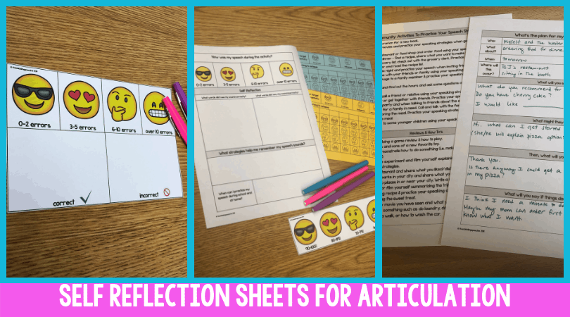 Self Monitoring Speech Therapy Ideas - thedabblingspeechie