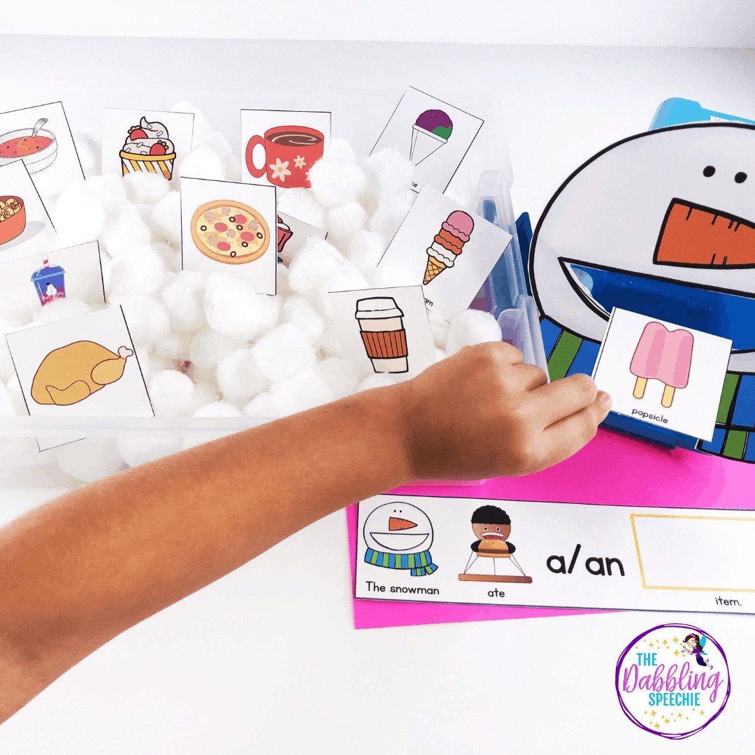 Easy Winter Sensory Bin Ideas for SLPs - thedabblingspeechie