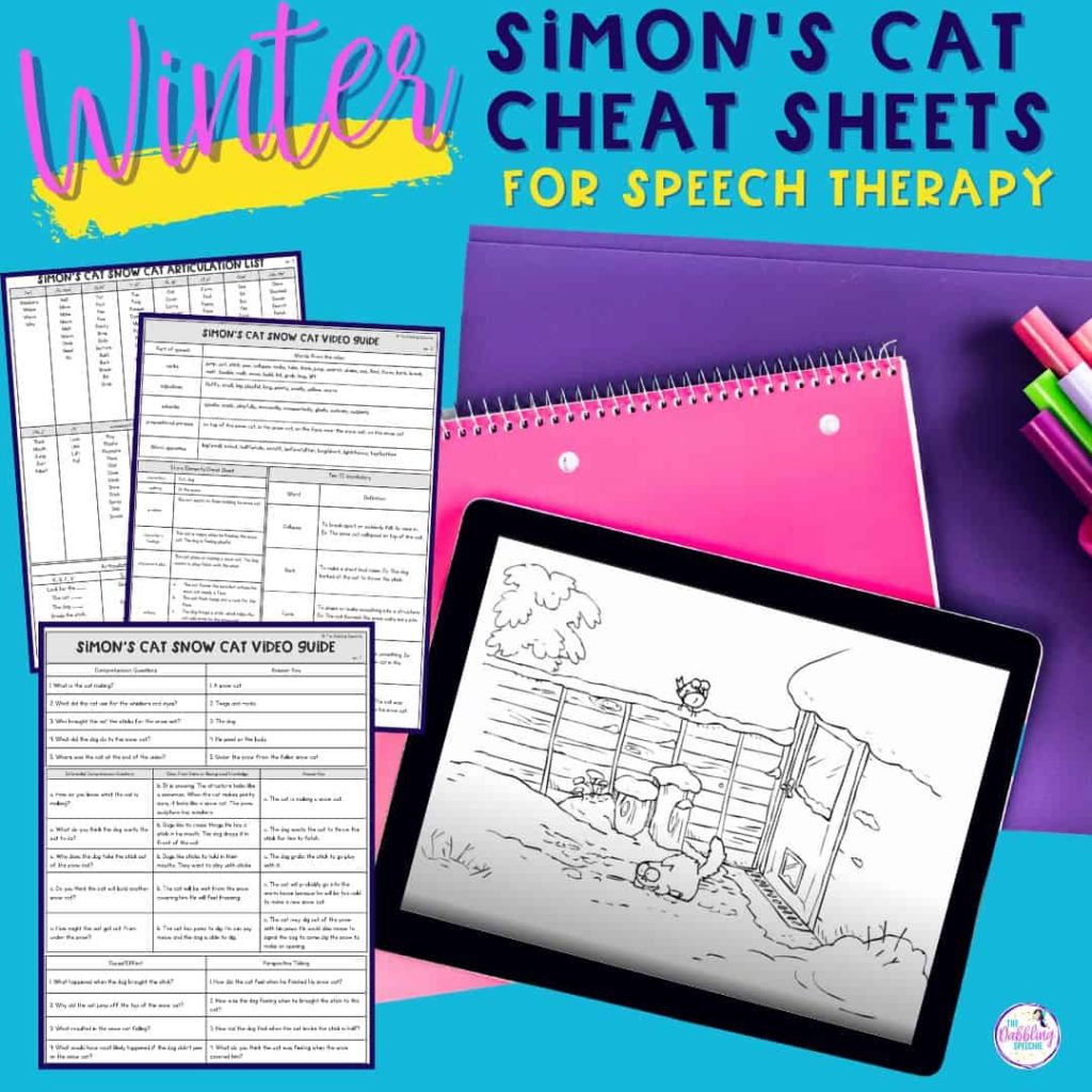 Winter YouTube Video Ideas for Speech Therapy - thedabblingspeechie