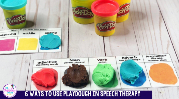 6 Ways to Use Playdough in Speech Therapy - thedabblingspeechie