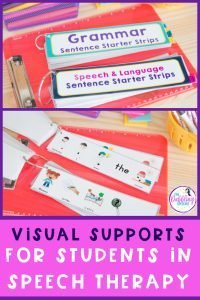 5 Visual Supports Your Speech Students Need - thedabblingspeechie