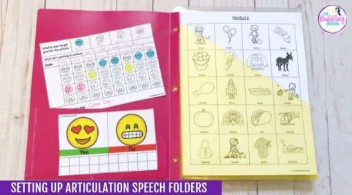 Setting Up Articulation Speech Folders For Students - thedabblingspeechie