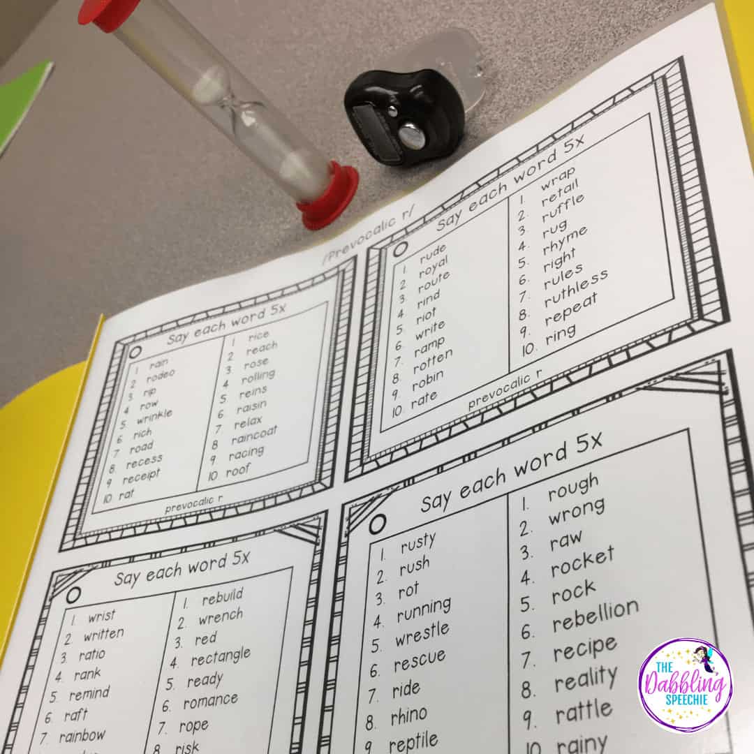 articulation flashcard challenge - thedabblingspeechie