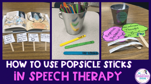 Using Popsicle Sticks in Speech Therapy - thedabblingspeechie