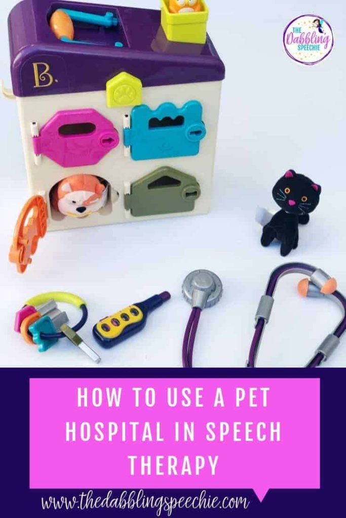 10 ideas for using a pet hospital toy set in speech therapy ...