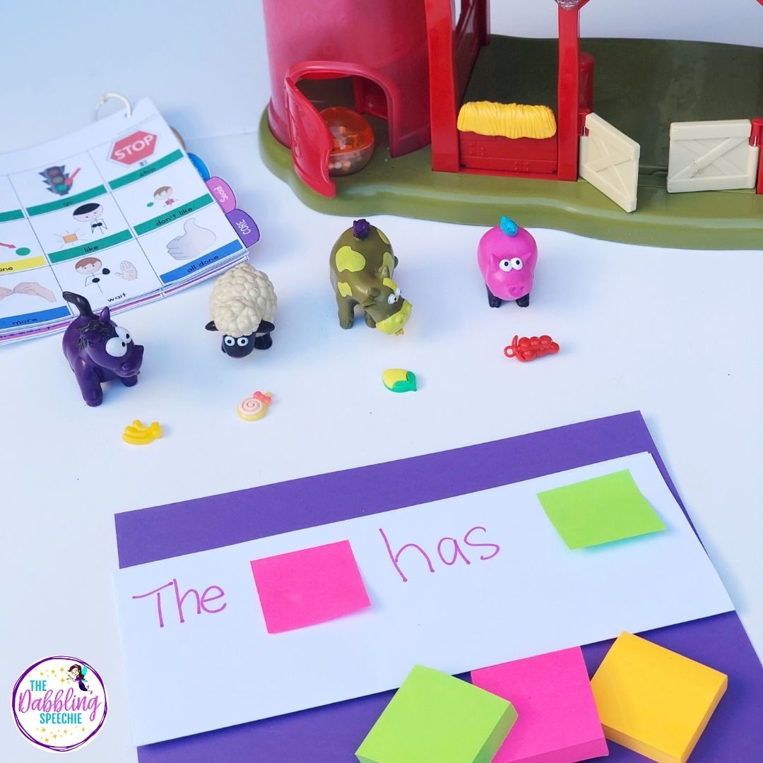 How to Use a Toy Farm in Speech Therapy - thedabblingspeechie