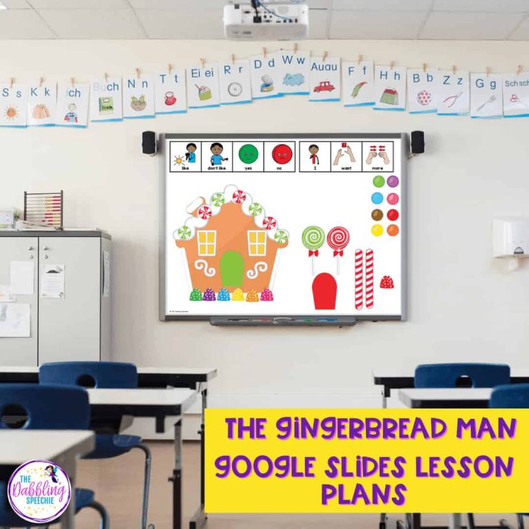The Ultimate Gingerbread Man Speech Therapy Activities