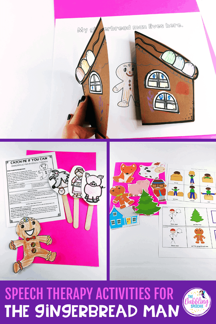The Ultimate Gingerbread Man Speech Therapy Activities