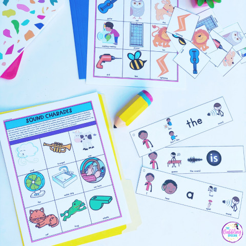 Sound Activities for Kids to Use in Push-In Therapy - thedabblingspeechie