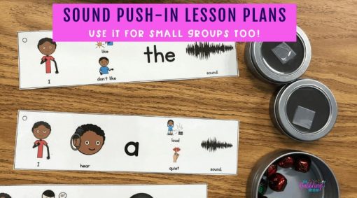 Sound Activities for Kids to Use in Push-In Therapy - thedabblingspeechie