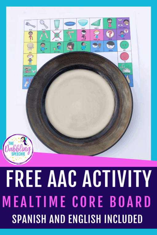 MealTime Communication Board FREE Download - thedabblingspeechie