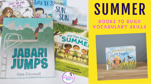 10+ Fantastic Summer Books for Speech Therapy That Build Vocabulary ...