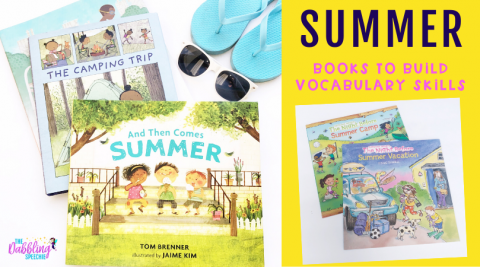 10+ Fantastic Summer Books for Speech Therapy That Build Vocabulary ...