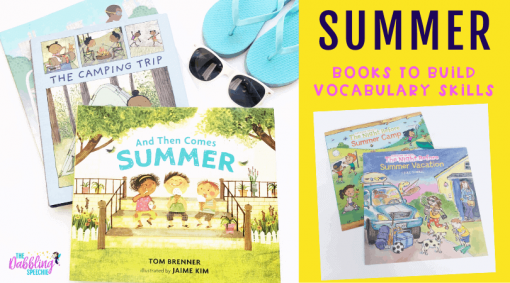 10+ Fantastic Summer Books for Speech Therapy That Build Vocabulary ...