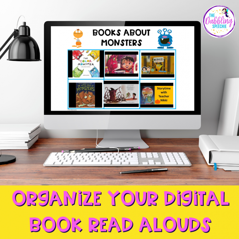 Digital Monster Activities for Teletherapy - thedabblingspeechie