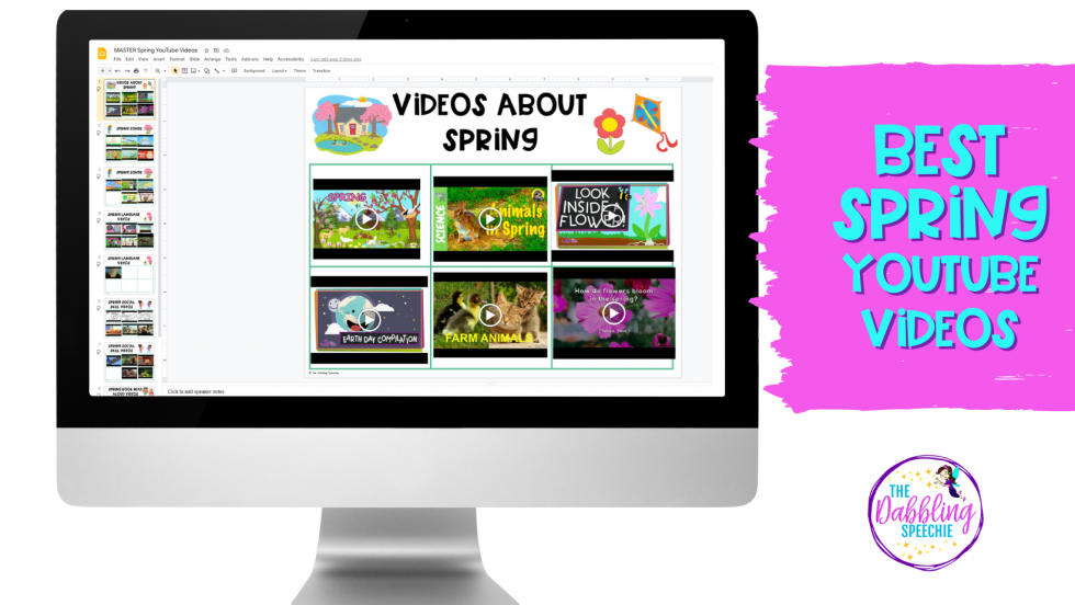 Thank You Page - Spring YouTube Opt-In - thedabblingspeechie