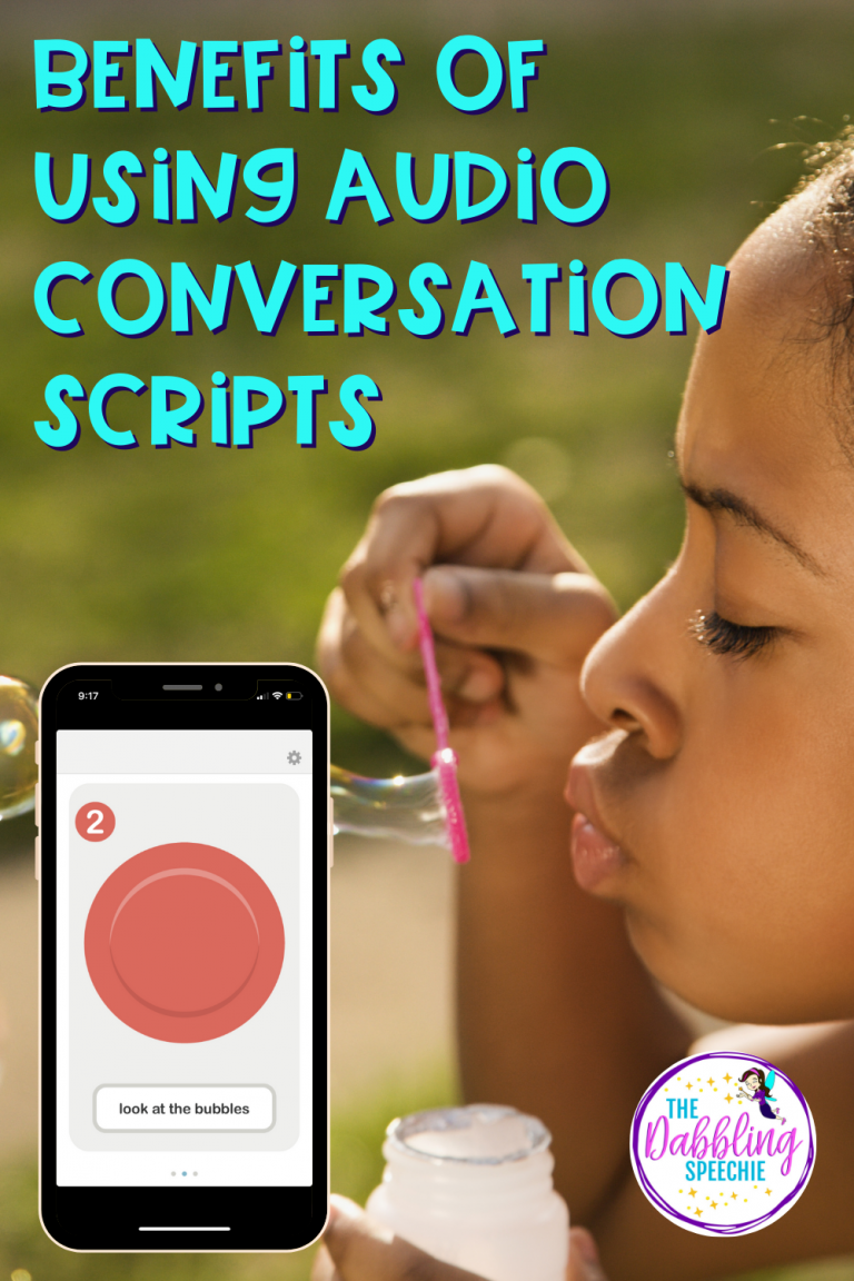 Audio Conversation Scripts are easy with FREE Apps - thedabblingspeechie