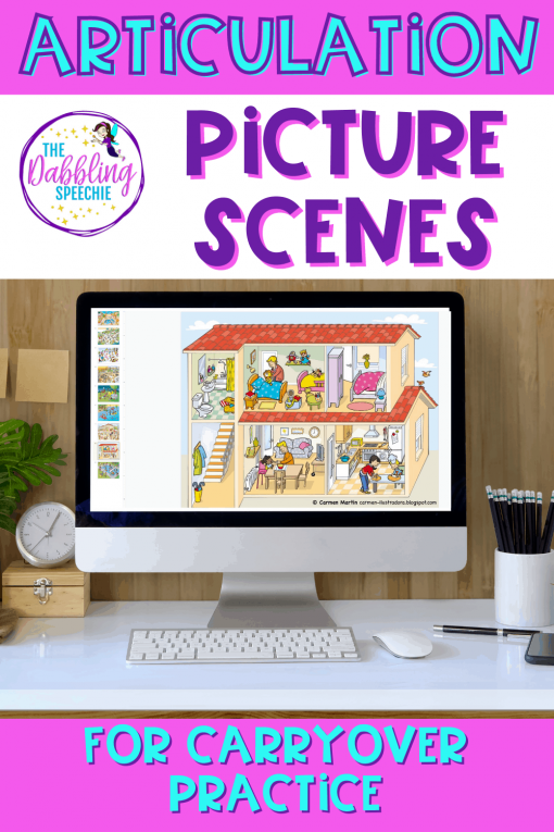 Simple Picture Scenes Speech Therapy Activities That Work for Mixed ...