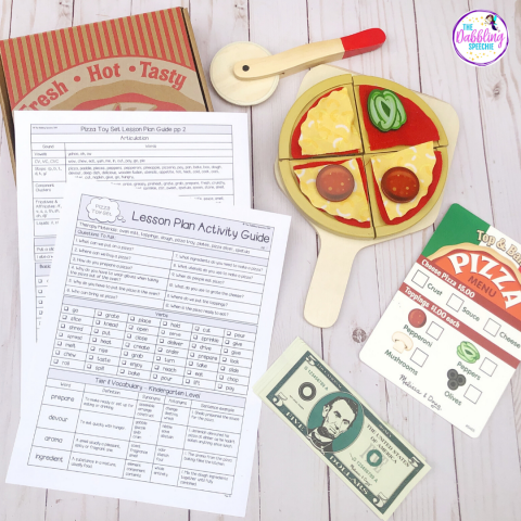10 Ways to Use a Pizza Toy Set in Speech - thedabblingspeechie