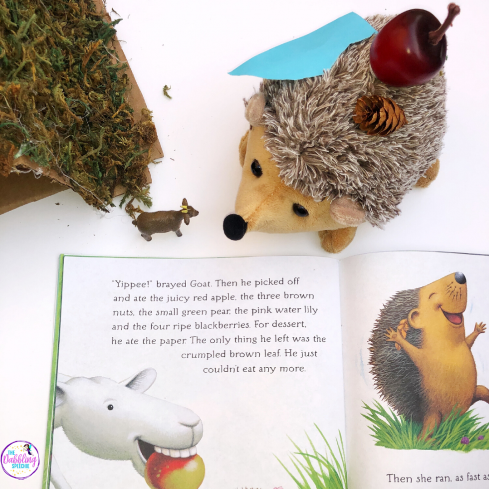 DIY Apple Trouble Story Prop Kit - thedabblingspeechie